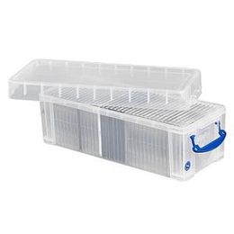 Really Useful Box Aufbewahrungsbox 6,5 l transparent 18,0 x 43,0 x 16,0 cm