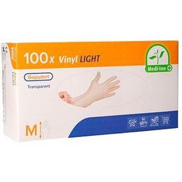 Papstar unisex Einmalhandschuhe LIGHT transparent Größe M 100 St.