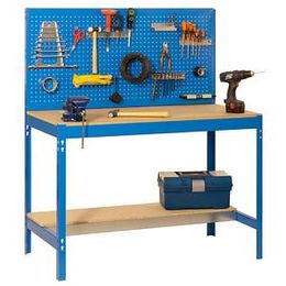 Simonrack Werkbank KIT SIMONWORK BT2 900 blau 90,0 x 61,0 x 144,5 cm