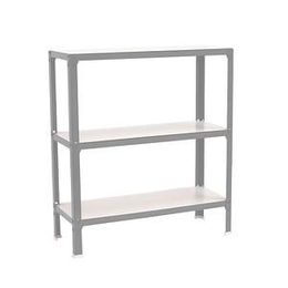 Simonrack Regal SIMONHOME CLICK MINI 8425437069949 grau, weiß 80,0 x 30,0 x 90,0 cm