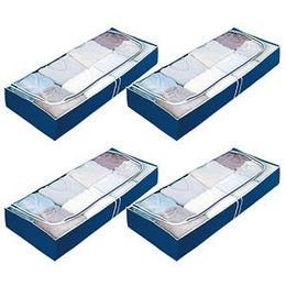 4 Wenko Air Unterbettkommode blau 105,0 x 45,0 x 15,0 cm