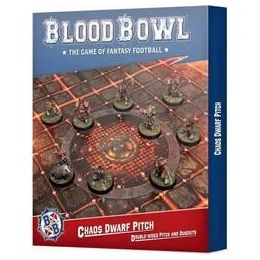 Games Workshop Brettspiel - Blood Bowl Addon Chaos Dwarf Pitch