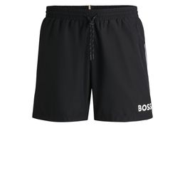 BOSS Badeshorts 'Starfish' Herren Gr&ouml;&szlig;e S schwarz / wei&szlig;