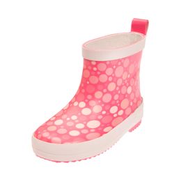 Playshoes Gummistiefel M&auml;dchen Gr&ouml;&szlig;e 27 chamois / lachs / magenta / altrosa