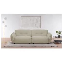 4-Sitzer BETYPE "Be Fluffy" Sofas Gr. B/H/T: 283cm x 87cm x 120cm, Chenille, beige (cream) Softes Sitzgefühl, moderne Kedernaht, hochwertiger Bezug