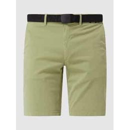 Calvin Klein Slim Fit Chino-Shorts mit Stretch-Anteil