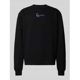 Karl Kani Sweatshirt mit Label-Stitching