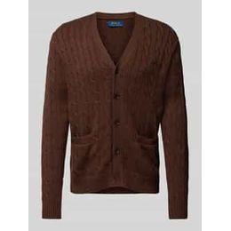 Polo Ralph Lauren Cardigan mit Zopfmuster