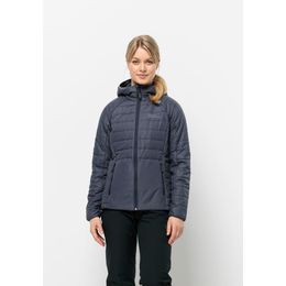 Funktionsjacke Jack Wolfskin "LAPAWA INS HOODY W" Gr. L (42/44), grau (graphite) Damen Jacken