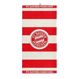 FC Bayern München FC Bayern Badetuch - Rot/Weiß