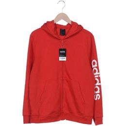 Adidas Damen Kapuzenpullover, rot, Gr. 46