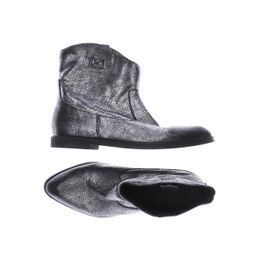 Diesel Damen Stiefelette, silber, Gr. 38