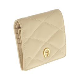 Aigner Damen Portemonnaie, beige, Gr.