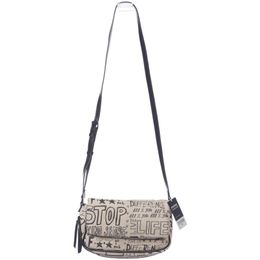 Desigual Damen Handtasche, beige, Gr.