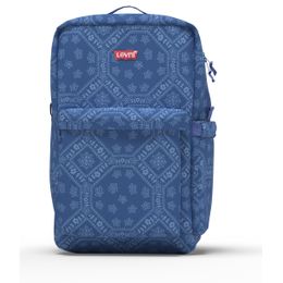 Levi's Cityrucksack LEVI'S "Levi's L-Pack Standard Issue" Gr. B/H/T: 26,5cm x 40,5cm x 13cm, blau (royal blau), Polyester, Rucksäcke, Freizeitrucksack, Arbeitsrucksack Schulrucksack