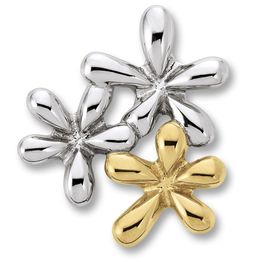 Ketten-Anhänger ONE ELEMENT "Blume Anhänger aus 925 Silber" Schmuckanhänger Gr. Silber 925 (Sterlingsilber), silberfarben (silber) Kinder Damen Silber Schmuck Blume