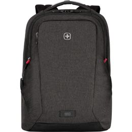 Laptoprucksack Wenger "MX Professional" Gr. B/H/T: 33cm x 45cm x 21cm, grau Herren Rucksäcke für Laptops bis 16 Zoll