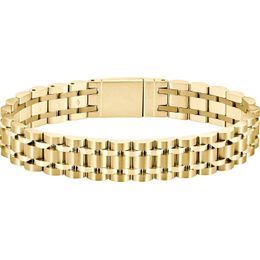 Armband BOSS "OWAN, 1580644, 1580645, 1580646, 1580647" Armbänder Gr. Edelstahl, goldfarben (gelbgoldfarben) Herren