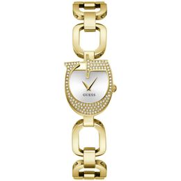 Quarzuhr Guess "GIA" Armbanduhren goldfarben Damen Armbanduhr, Damenuhr