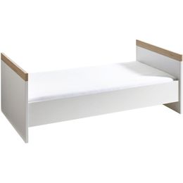 Umbauseiten Paidi "HILJA, by Paidi", weiß (kreideweiß), B:139cm H:18,4cm T:1,8cm, Umbauseiten, Umbau vom Babybett zum Kindersofa oder Juniorbett