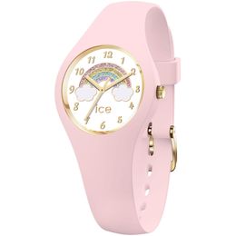 Ice Watch Quarzuhr ICE-WATCH "ICE fantasia - Rainbow Extra small 3H" Armbanduhren rosa Kinder Armbanduhr, Kinderuhr, Mädchen, Regenbogen, Schulanfang, Geschenkidee