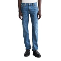 Marc O'Polo Regular-fit-Jeans MARC O'POLO "aus softem Cashmere-Touch-Denim" Gr. 32, Länge 30, blau (mittelblau) Herren Jeans