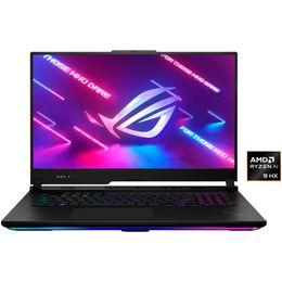 ASUS Gaming-Notebook "ROG Strix SCAR 17 G733PY-LL002W" Notebooks Gr. 32 GB RAM 1000 GB SSD, Ryzen 9, Windows 11 Home, schwarz