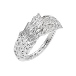 Silberring Engelsrufer "Wings of Angels, Engelsflügel" Fingerringe Gr. 5,05 g, Silber 925 (Sterlingsilber), 2mm, silberfarben Damen