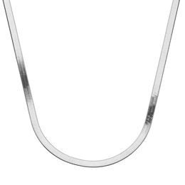 Silberkette Smart Jewel "Heringbone-Optik, Silber 925" Halsketten Gr. 45cm, Silber 925 (Sterlingsilber), silberfarben (silber) Damen