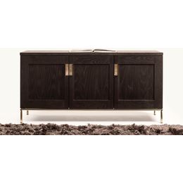 Sideboard WOODMAN "Parlan" Sideboards Gr. B/H/T: 150cm x 75cm x 44cm, braun (dunkelbraun) Kommode, Soft-Close, Breite 150 cm