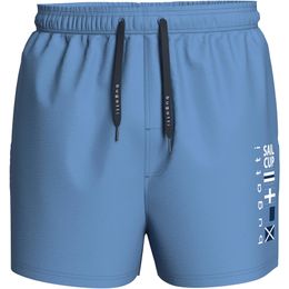 Badehose Bugatti Gr. XL, N-Gr, schwarz (mare blue) Herren Badehosen mit Markenprägung an den Kordeln