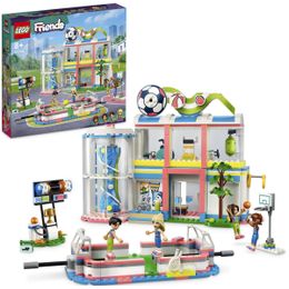 Konstruktionsspielsteine Lego "Sportzentrum (41744), Lego Friends" Spielbausteine bunt Kinder Made in Europe