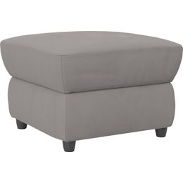 Hocker Home Affaire "Boston", silber, B:68cm H:45cm T:68cm, 100% Polyester, Hocker, gemütlicher Hocker in klassischem Design mit praktischem Stauraum