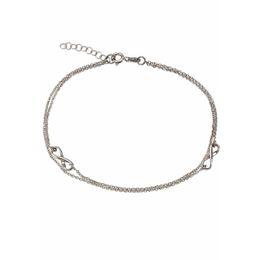 Fußkette Firetti "Schmuck Geschenk Silber 925 Körperschmuck Ankerkette" Fußkettchen Gr. Silber 925 (Sterlingsilber), silberfarben (silber-925)