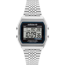 Digitaluhr adidas originals "DIGITAL TWO, AOST220722I" Armbanduhren silberfarben Herren Armbanduhr, Quarzuhr, Herrenuhr