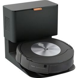 iRobot Saugroboter "Roomba Combo j7+ (c755840) mit autom. Absaugstation" Saug- und Wischroboter grau (graphit)