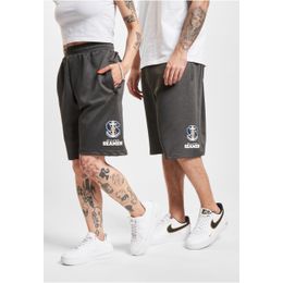 Shorts DEF "DEF DefShop x European League of Football Milano Seamen 1 Shorts" Gr. XL, US-Größen, blau (antracite) Herren Hosen