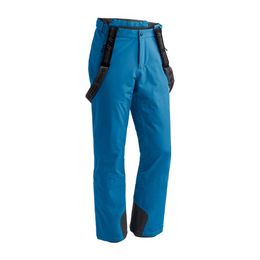 Skihose Maier Sports "Anton 2.1" Gr. 24, Kurzgrößen, blau (saphirblau) Herren Hosen Schneehose mit Hosenträgern, windwasserdicht, Regular Fit