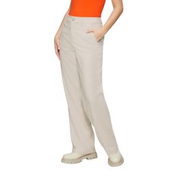 Palazzohose s.Oliver Gr. 36, N-Gr, beige Damen Hosen mit Bügelfalte