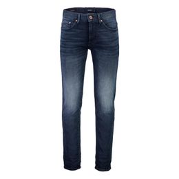 5-Pocket-Jeans Bison "Bison Jeans" Gr. 29, Länge 32, used navy Herren Jeans