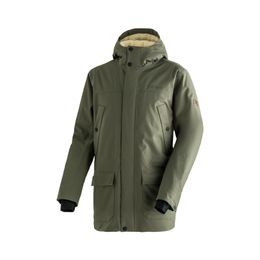 Funktionsjacke Maier Sports "SENNE", Herren, Gr. 50, grün (moosgrün), 100% Polyester, Langarm, Jacken, Herren Outdoor-Jacke, wind/wasserdicht, 6 geräumige Taschen