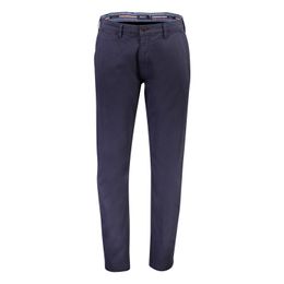 Chinos Bison "Bison Chinos" Gr. 31, Länge 30, blau (dk blue) Herren Hosen