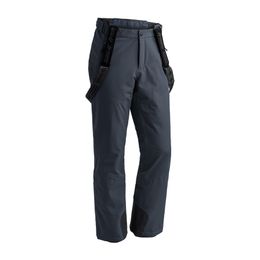 Skihose Maier Sports "Anton 2.1" Gr. 54, Normalgrößen, grau Herren Hosen Schneehose mit Hosenträgern, windwasserdicht, Regular Fit