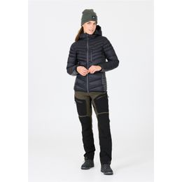 Softshellhose WHISTLER "Kodiak" Gr. 36, EURO-Größen, schwarz (schwarz-grün) Damen Hosen mit praktischen Taschen