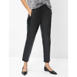 Caprihose Brax "Style MARON S" Gr. 38K (19), Kurzgrößen, schwarz Damen Hosen