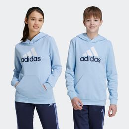 Kapuzensweatshirt adidas Sportswear "U BL 2 HOODIE" Gr. 152, blau (clear sky / legend ink) Kinder Sweatshirts