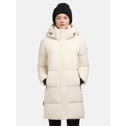 Steppmantel Khujo "Haya Matt-YM" Gr. XL (42), weiß, Damen, Obermaterial: 100% Polyester, Futter: 100% Nylon, Wattierung: 100% Polyester, Mäntel, Warmer gesteppter Damen Kurzmantel