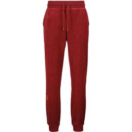 Jogginghose Sergio Tacchini "COURT VELOUR TRACK PANTS Herren" Gr. L, EURO-Größen, sun dried tomato, Herren, 80% BAUMWOLLE, 20% POLYESTER, Hosen, Trainingshose Herren, Jogginghose, Retro, Sporthose, Streetwear, Sale