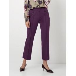 Bundfaltenhose Toni "Jenny Kick 7/8" Gr. 38, N-Gr, lila (dark purple) Damen Hosen in 78 Länge