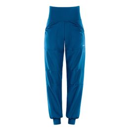 Sporthose WINSHAPE "Functional Comfort Leisure Time Trousers LEI101C", Damen, Gr. L, Normalgrößen, grün (teal grün), 85% Polyester, 15% Elasthan, Hosen, High Waist